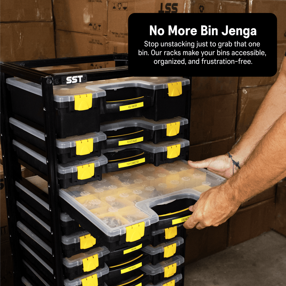 Top 5 Workshop Organization Hacks with Tool Organizers + Parts Bin Rac