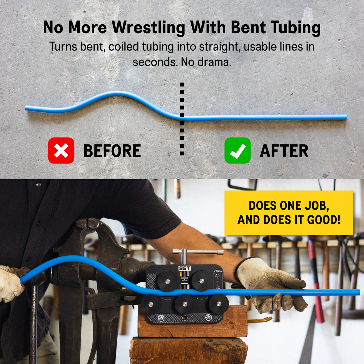 Tubing Straightener